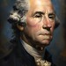 George Washington Portrait: Hyperrealistic Patriotic Art (digital ...