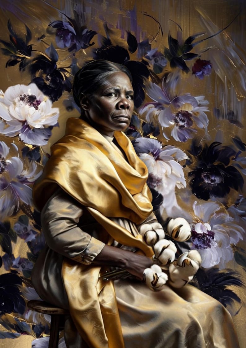Harriet Tubman, Fine Art, Modern Print, African Art, Digital Download ...