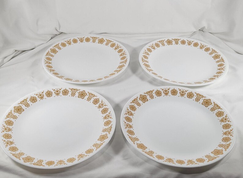 Vintage Corelle Butterfly Gold 27-piece Dinnerware Set - Etsy