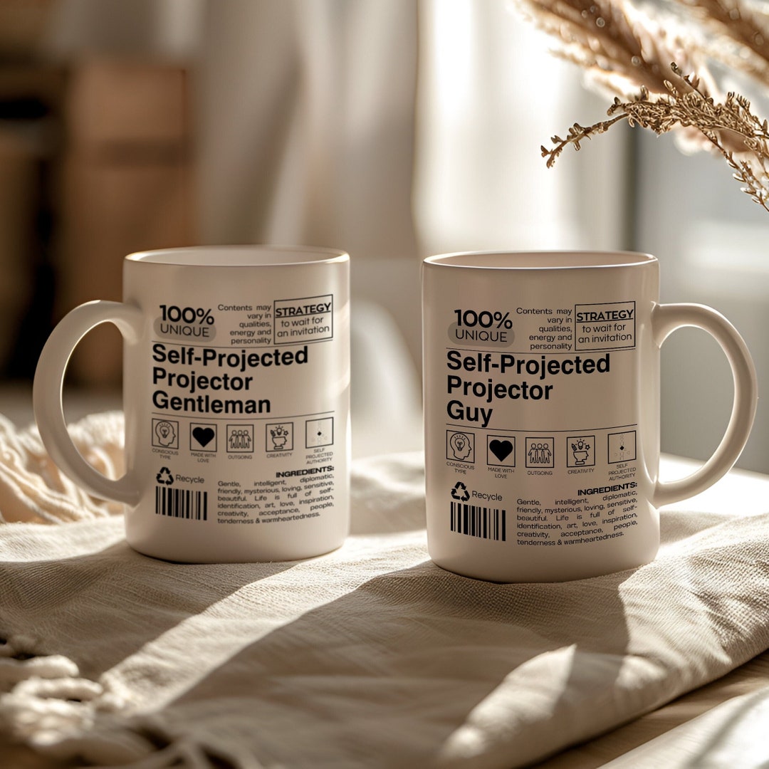 Human Design Mug Self-projecting Projector, Self-projected Projector Gentleman/guy Human Design ...
