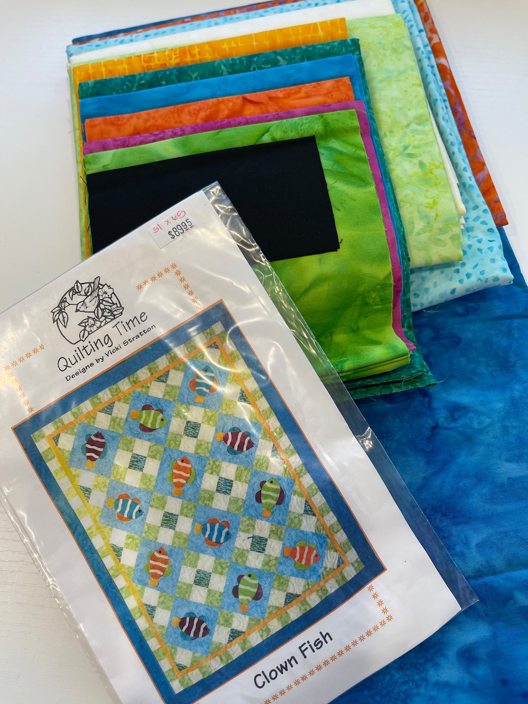 Clown Fish Quilt Kit - by Quilting Time Vicki Stratton - Etsy