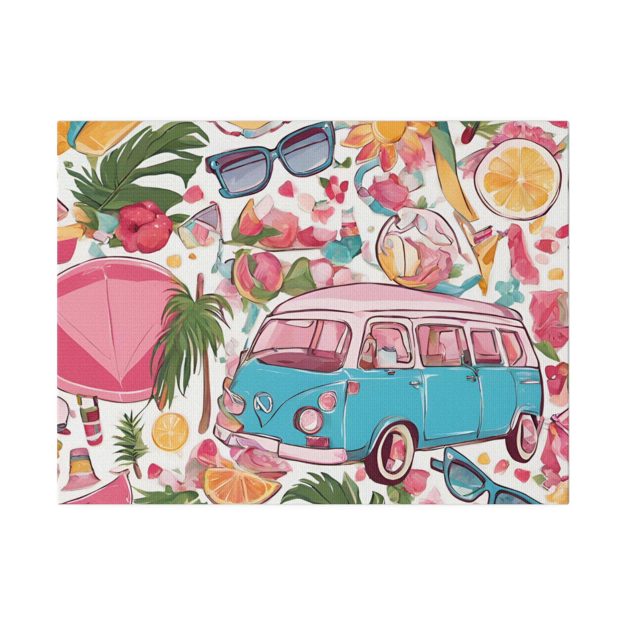 Best Summer Fun Design, Matte Canvas, Stretched, 0.75 - Etsy