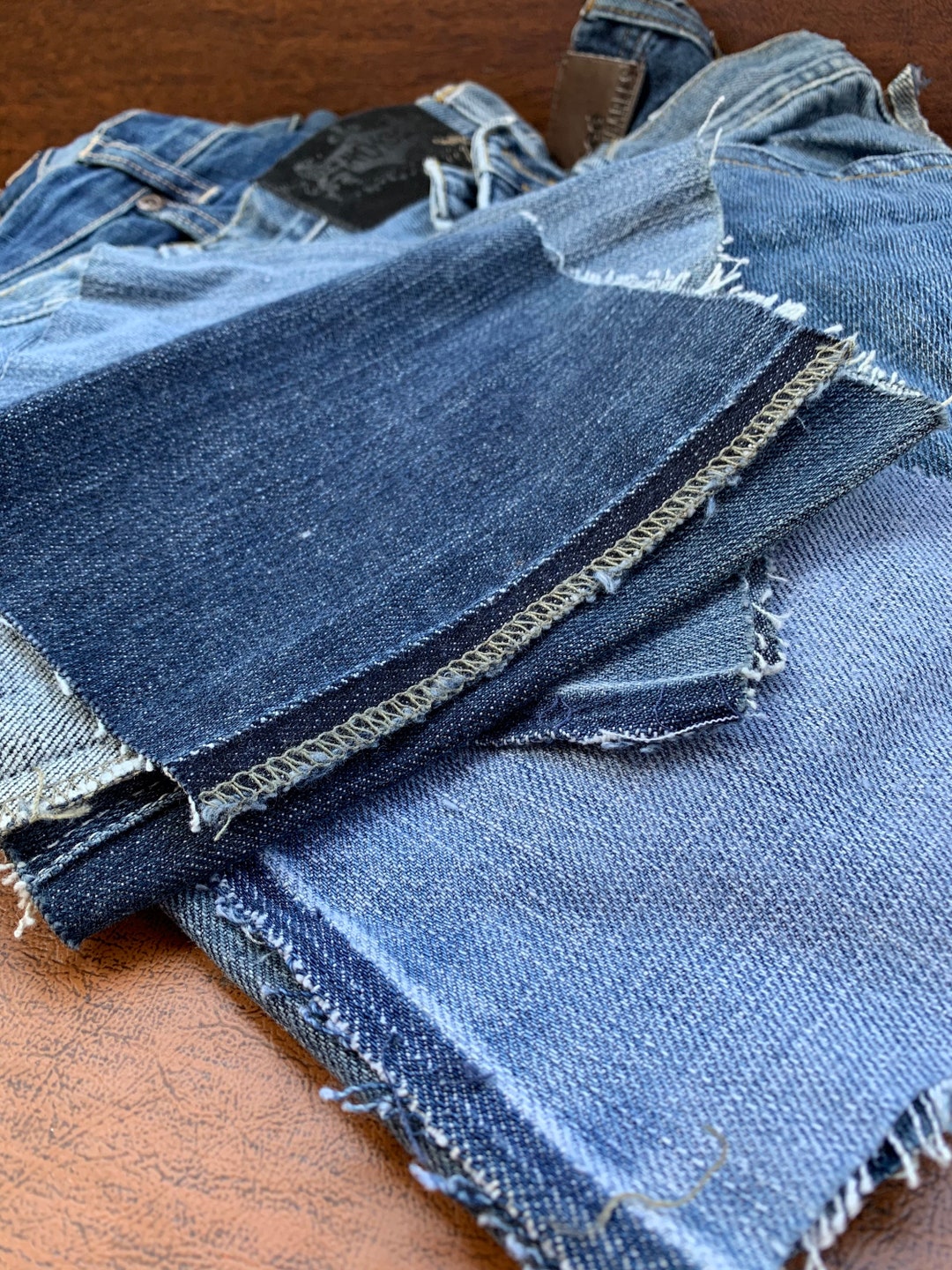 Denim Scrap Bundle - Etsy