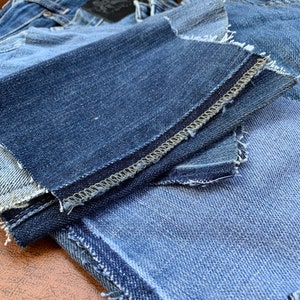 Denim Scrap Bundle - Etsy