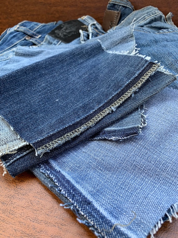 Denim Scrap Bundle | Etsy