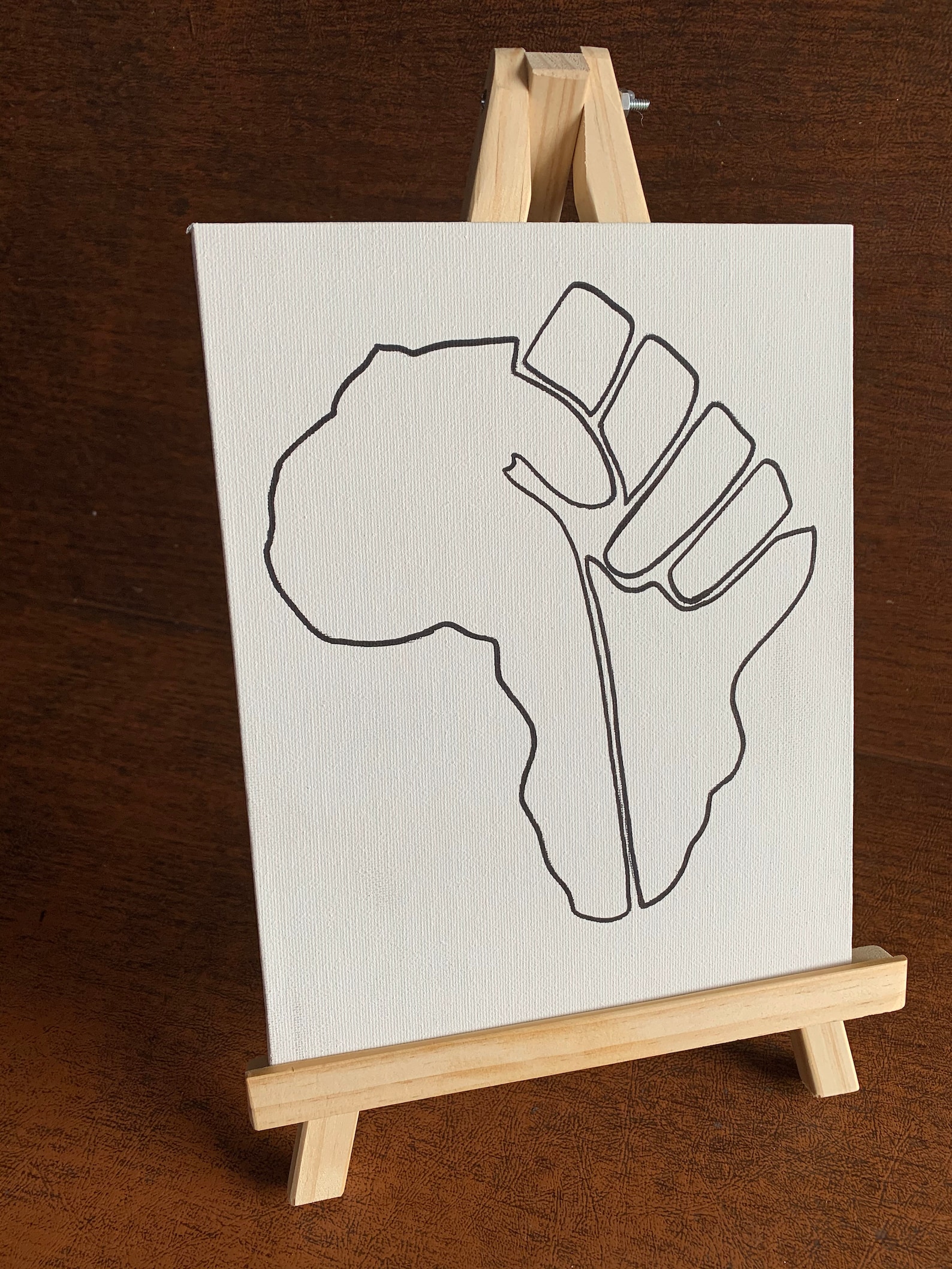 Black History Pre-drawn 8x10 Canvas Paint at Home - Etsy
