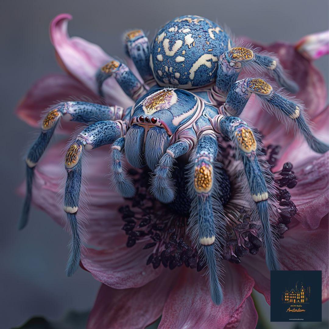 Glistening Jewel Spider Digital, Artful Downloads, Digital Art Prints ...
