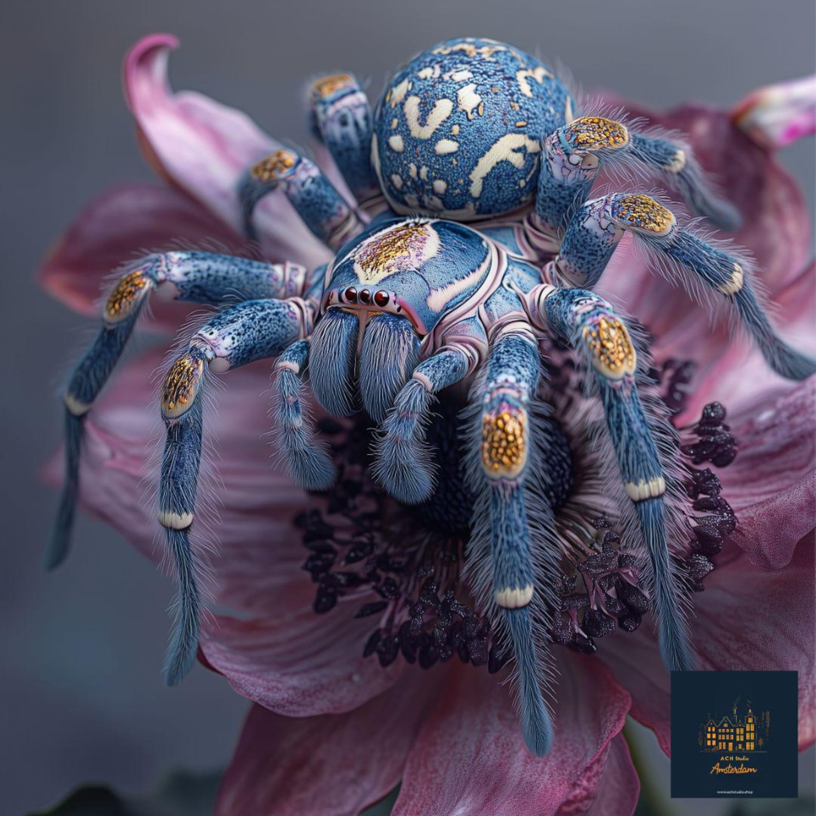 Jeweled Spider Art Print: Iridescent Wings Digital Download - Etsy