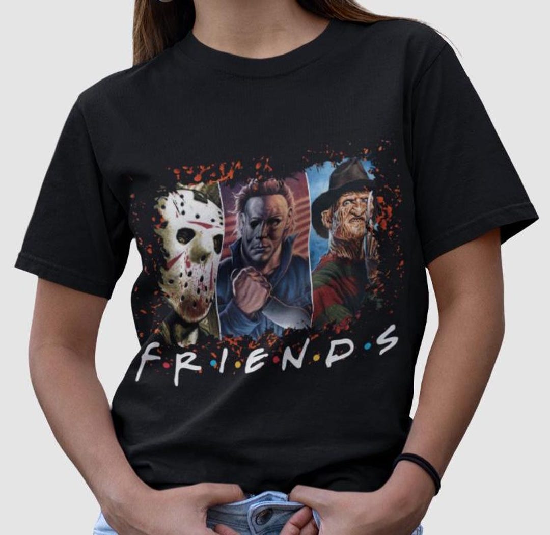 Serial Killers Tshirt for Halloween Party Freddy Krueger Michael Myers ...
