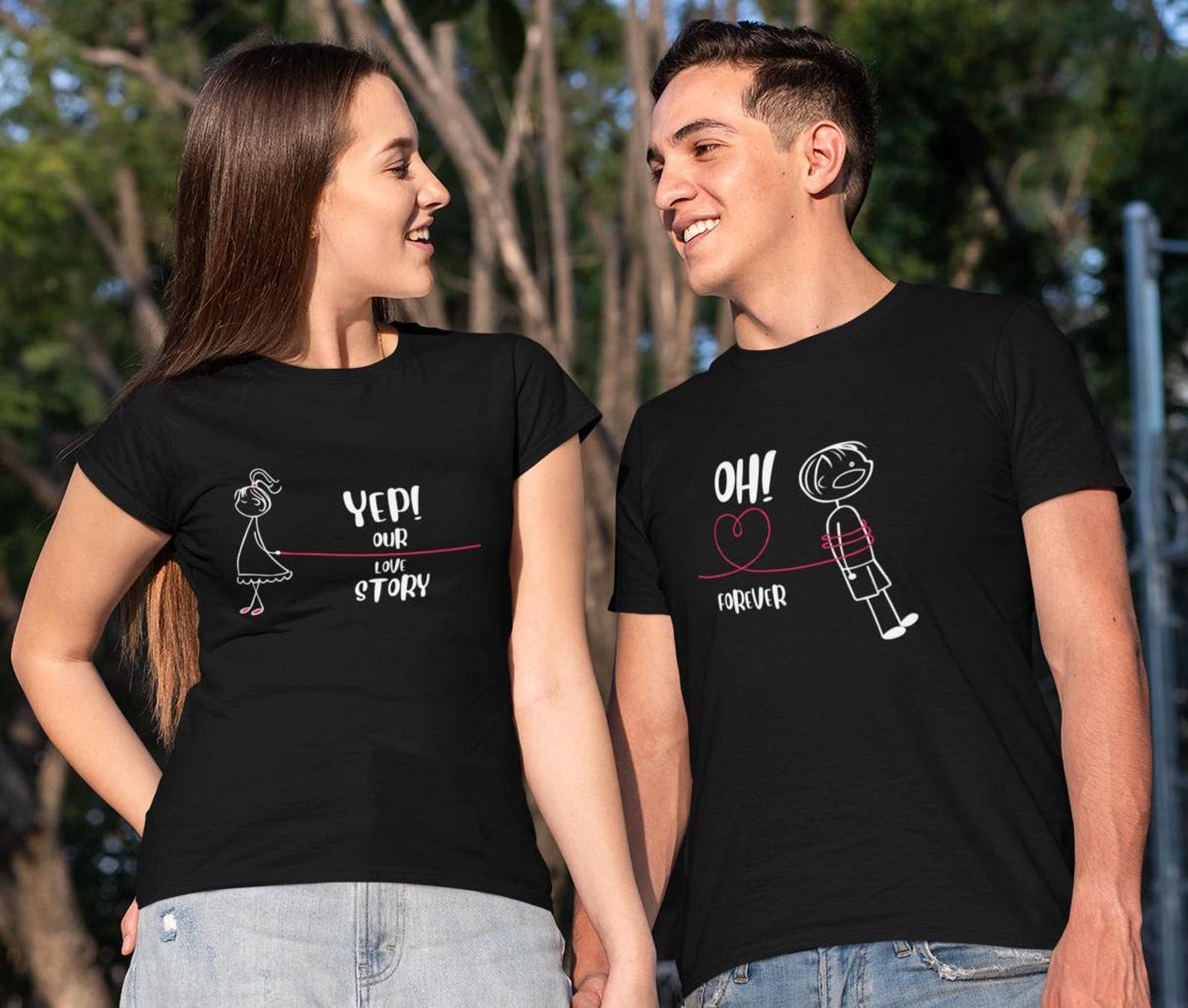Funny Couple Shirts,valentine Day,lovers Tshirt,husband and Wife. - Etsy