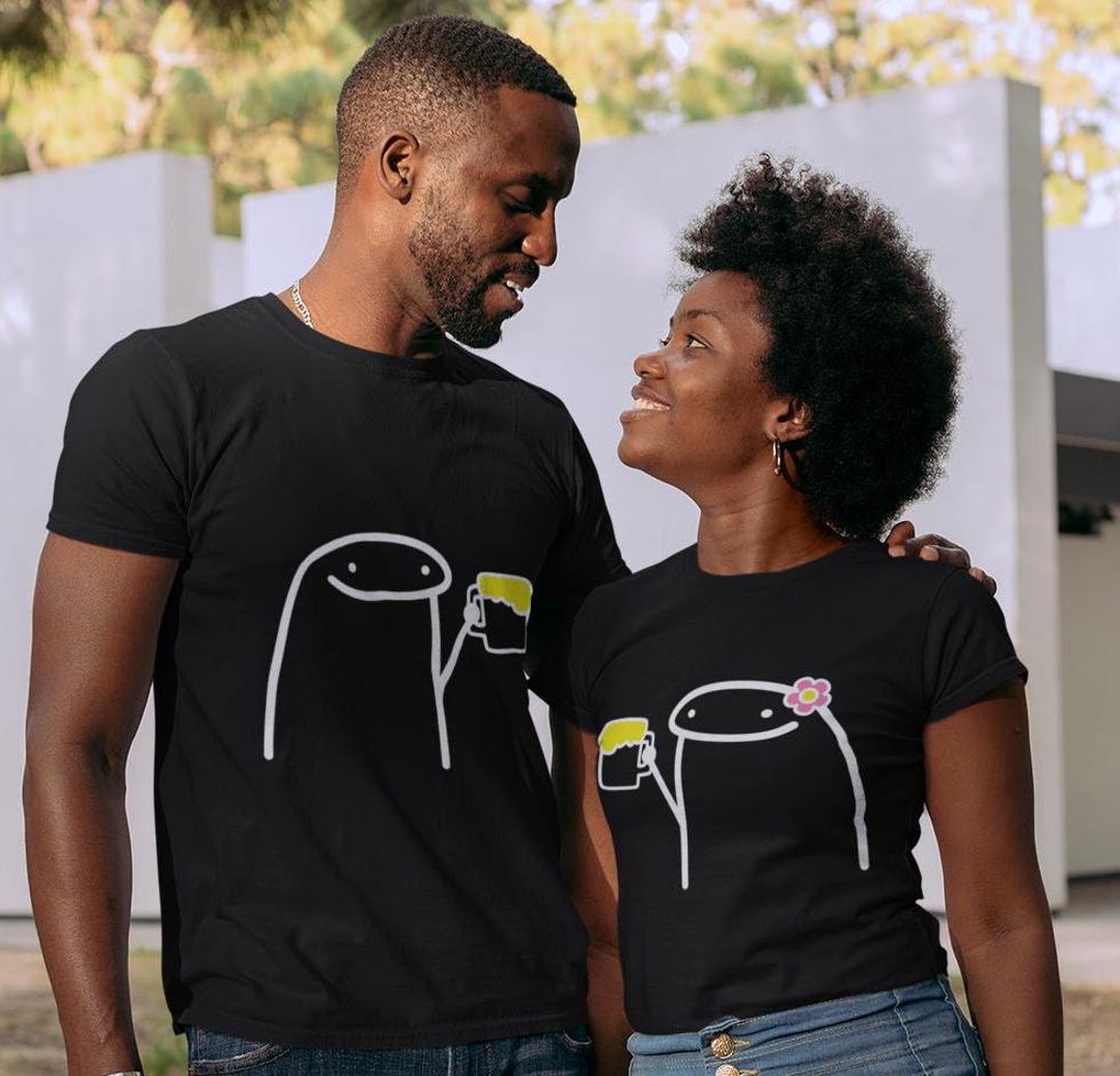 Funny Meme Couple T-shirt Flork Love Beer Gif Boyfriends Husbands ...