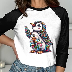 Psychedelic Penguin Penguin Art Digital Download, Mandala Style ...