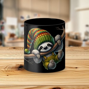 Sloth Gnome Handing Tree Branch PNG Digital Download Clipart ...