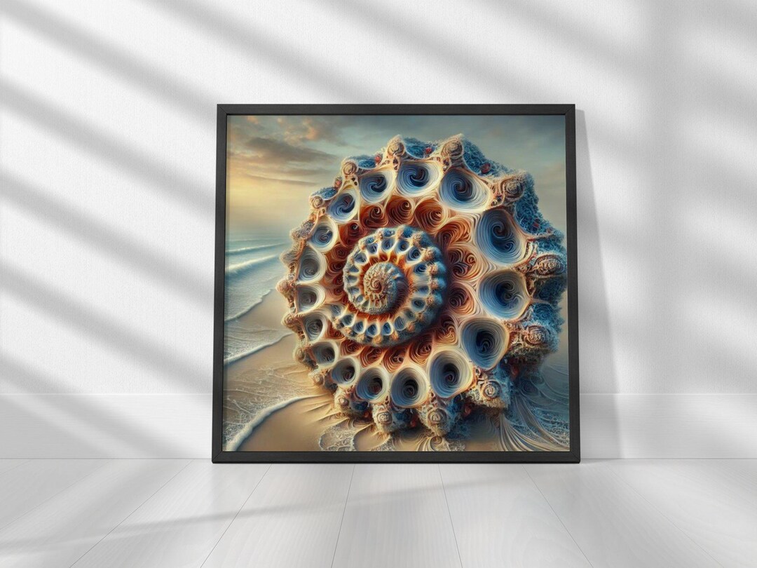 Fractal Shell - A Seashell With Endless, Repeating Patterns Printable ...