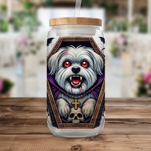 Scary Maltese Vampire Dog Halloween Clipart (PNG Digital Download) - Etsy