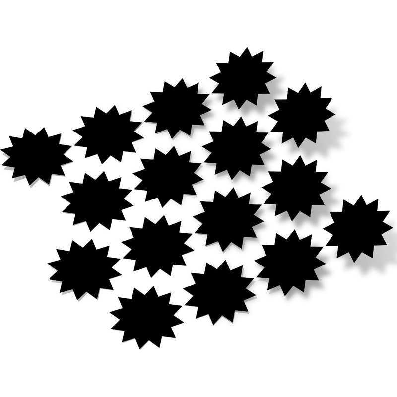Starburst Stickers - Etsy