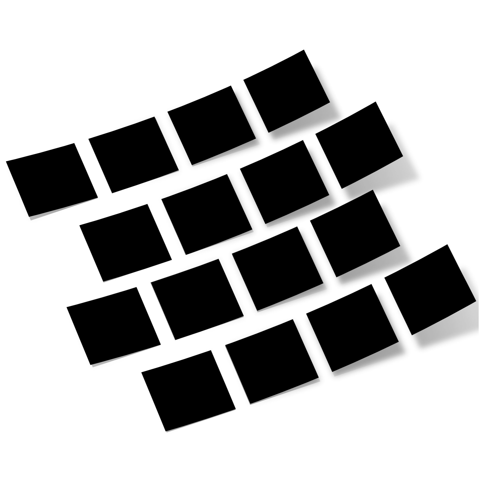 Choose Color and Size - Square Vinyl Wall Decal Stickers - Squares Box ...