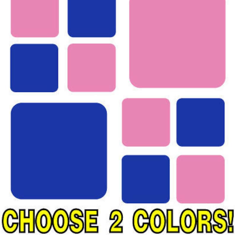 Choose Any 2 Colors Set of 30 2 and 4 Inch - Etsy
