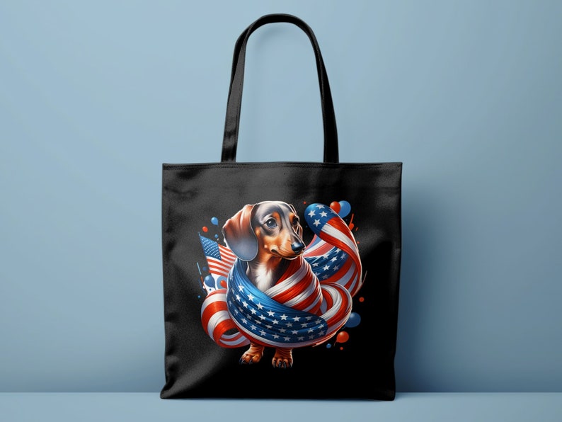 Patriotic Dachshund PNG, American Flag Dog Art (digital Download) - Etsy