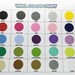 Grey / Navy Blue Vinyl Polka Dot Wall Decals Circles Stickers (peel ...