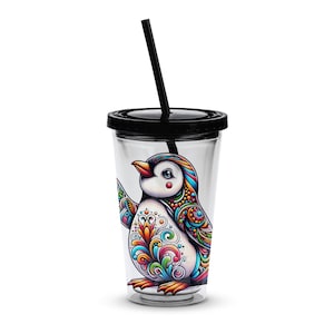 Psychedelic Penguin Penguin Art Digital Download, Mandala Style ...