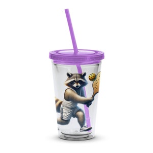 Raccoon Playing Pickleball PNG Digital Download Clipart - Printable Art ...