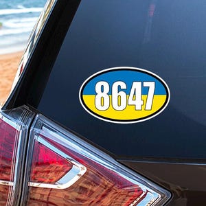 8647 Oval Vinyl Bumper Stickers Decals (3 Pack) - Funny Political Anti ...