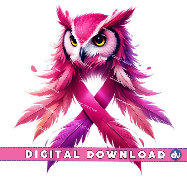 Pink Owl Clipart - Etsy