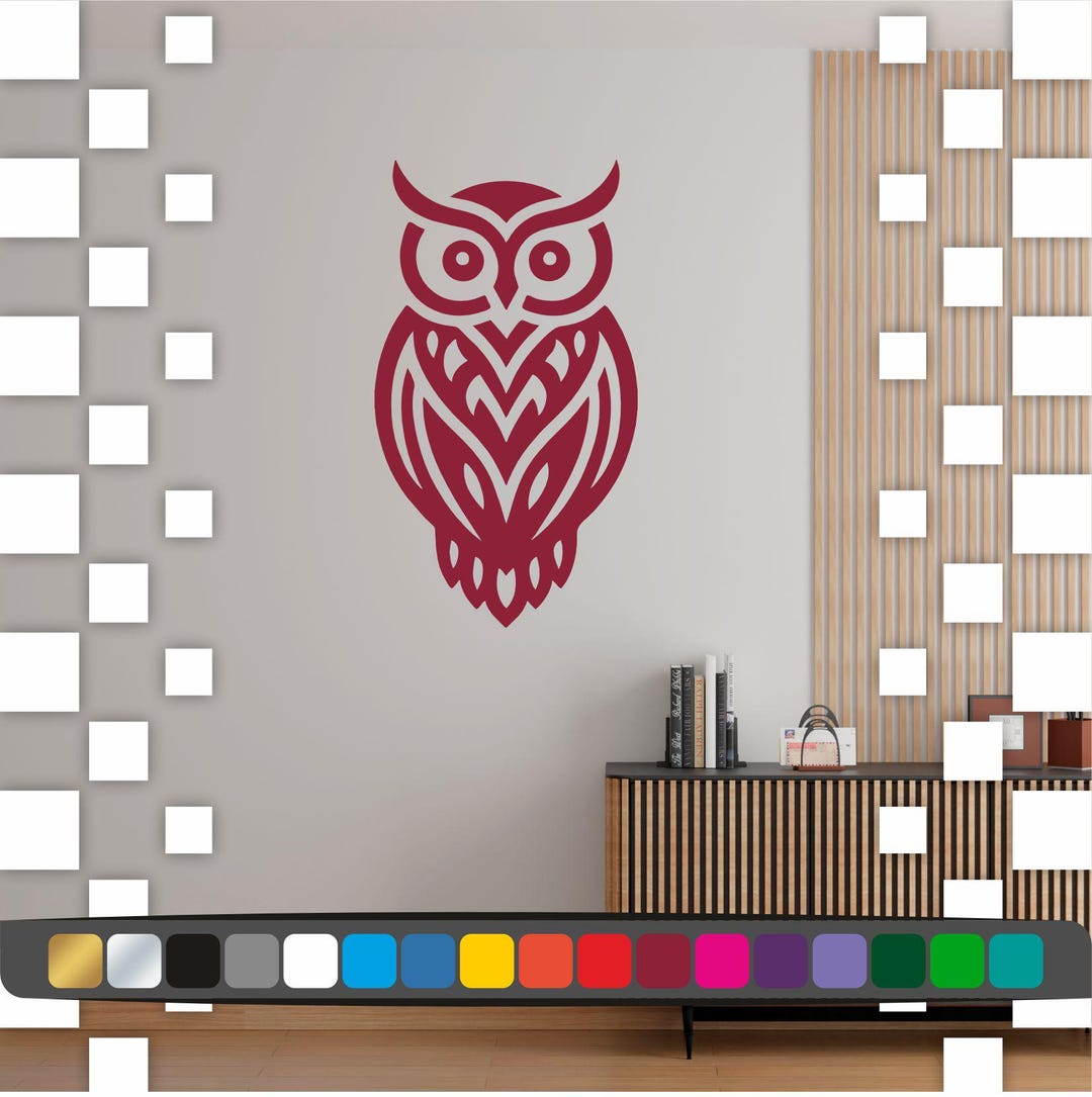 Owls Sticker, Stickers, Car Sticker, Wall Sticker, Owl Sticker, Owl Car ...