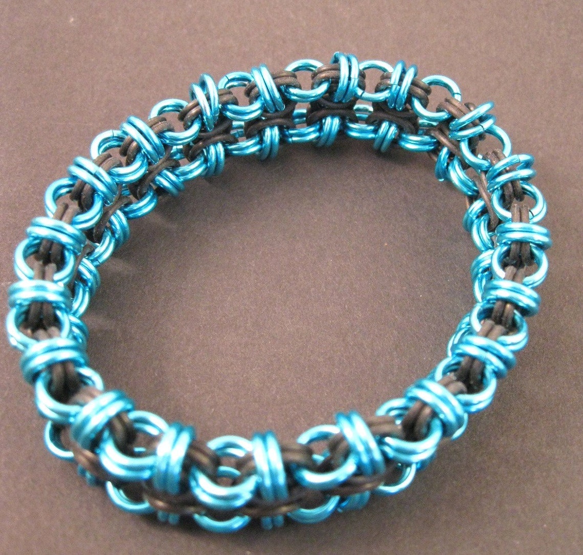 Bold Stretchy Chainmaille Bracelet - Etsy