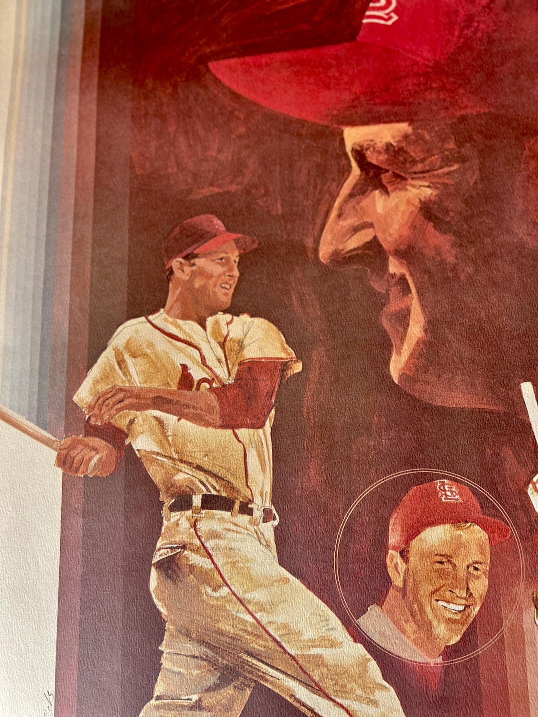 1970s Coca Cola St Louis Cardinals Stan Musial Coke Baseball Poster ...