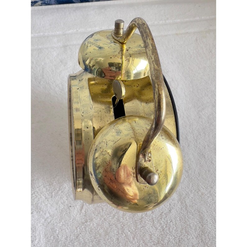 SMILEY Face Alarm Clock Tozai C Battery 3-hands Work NOTE Alarm NOT ...