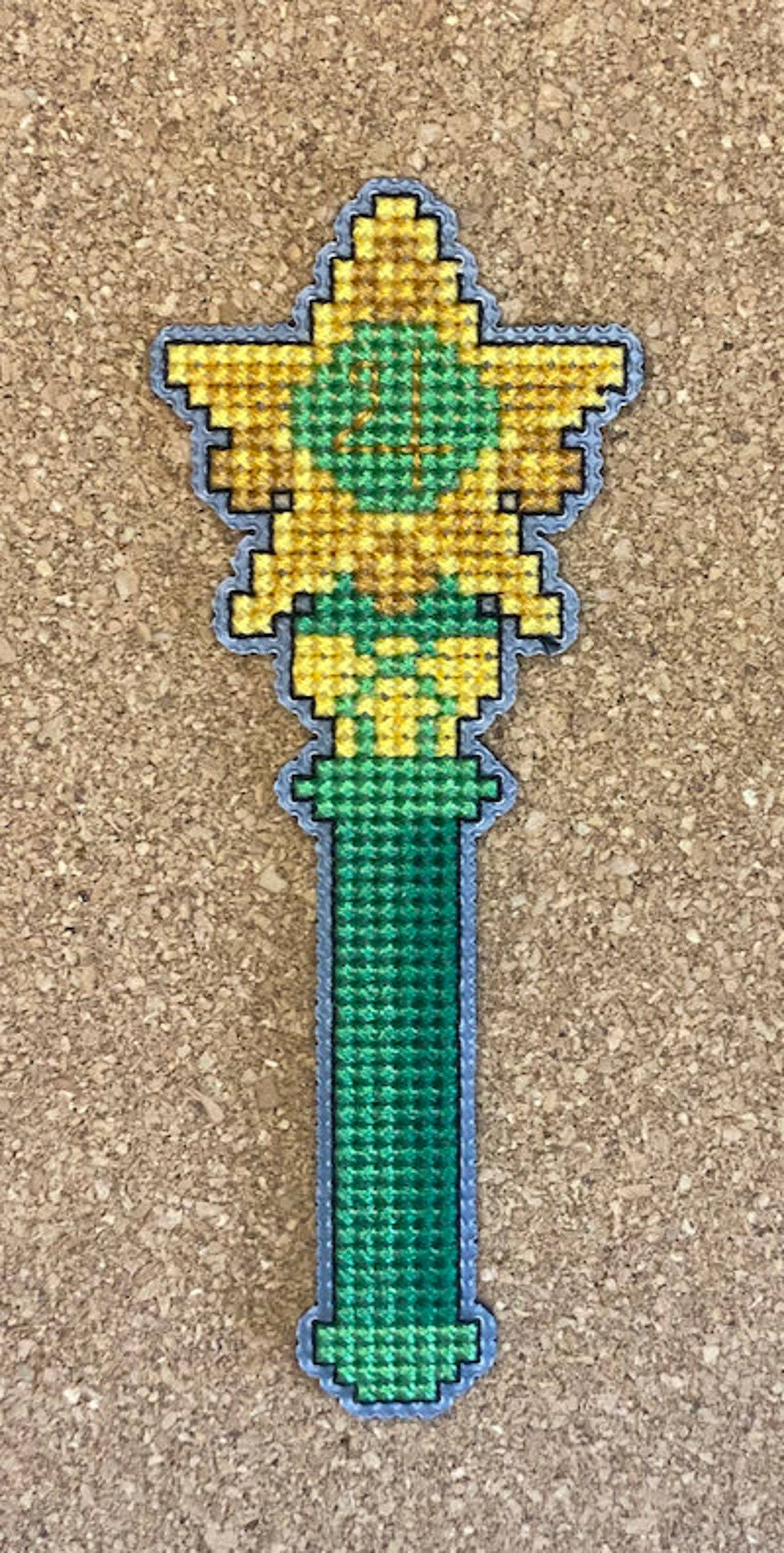Sailor Moon - Sailor Jupiter Star Power Stick Cross-stitch Pin - Etsy
