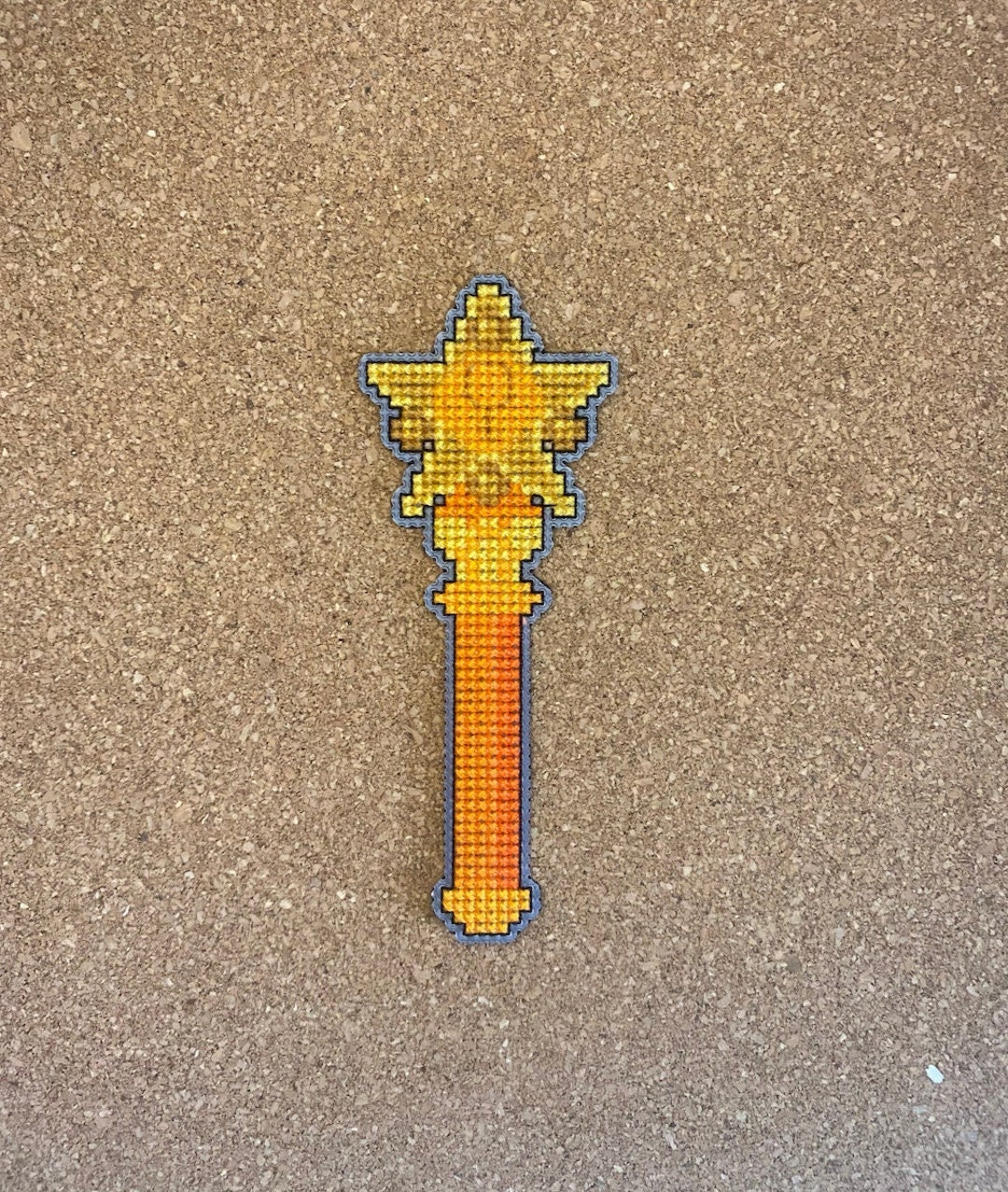 Sailor Moon - Sailor Venus Star Power Stick Cross-stitch Pin - Etsy