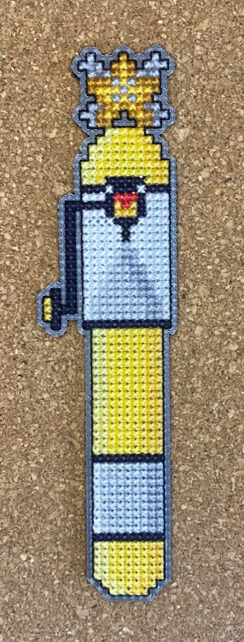Sailor Moon Sailor Venus Transformation Pen Cross Stitch Pin Manga 3994