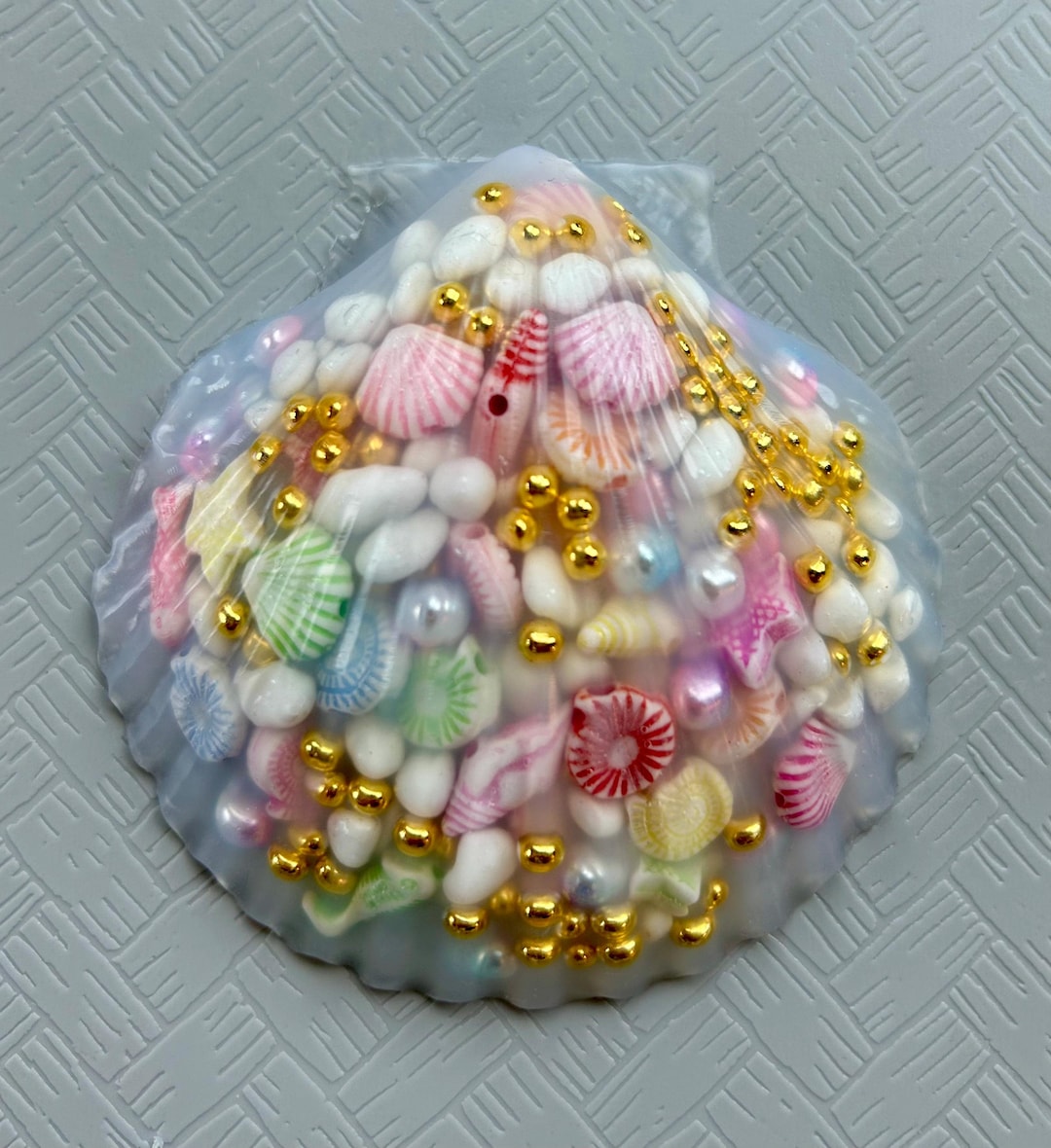 SEASHELL BEACH CHARM Picky Pad: Shell Textured Sensory Fidget Toy - Etsy