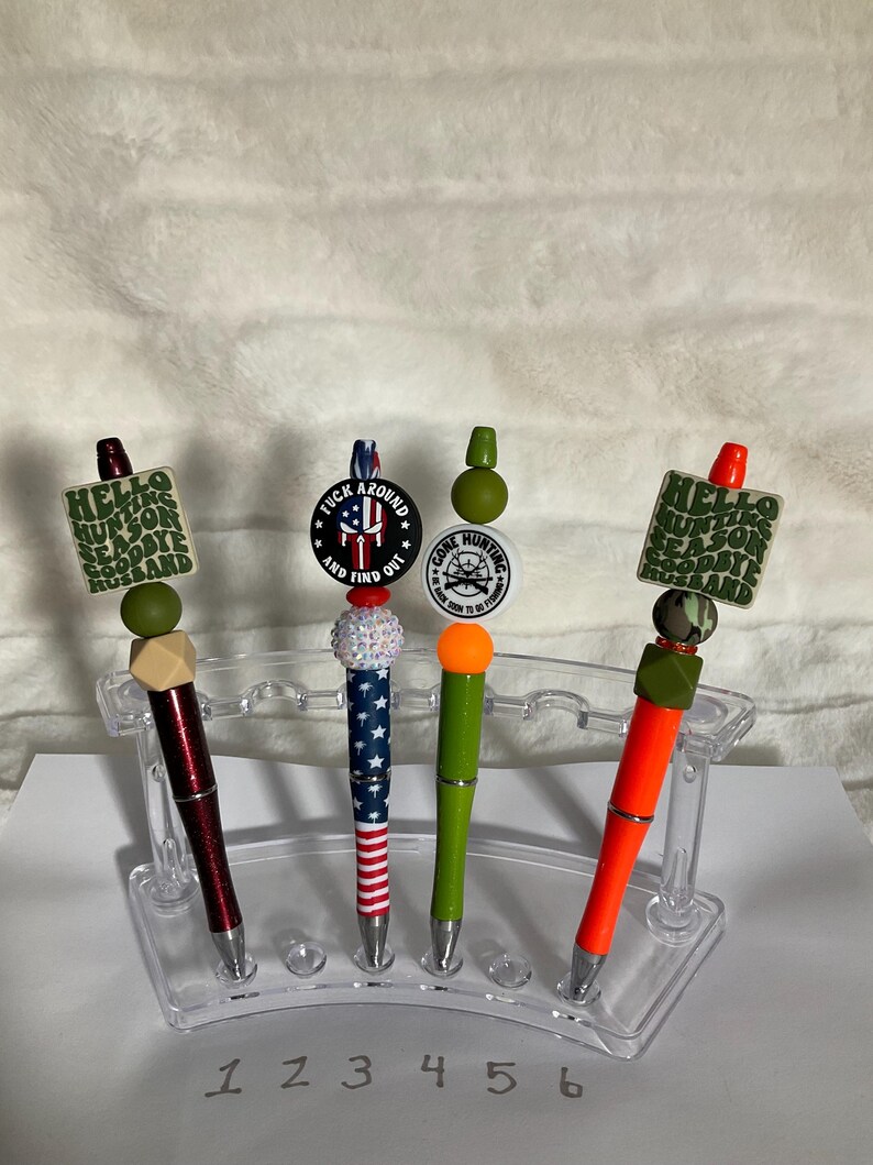 Military and Hunting Beaded Pens - Etsy
