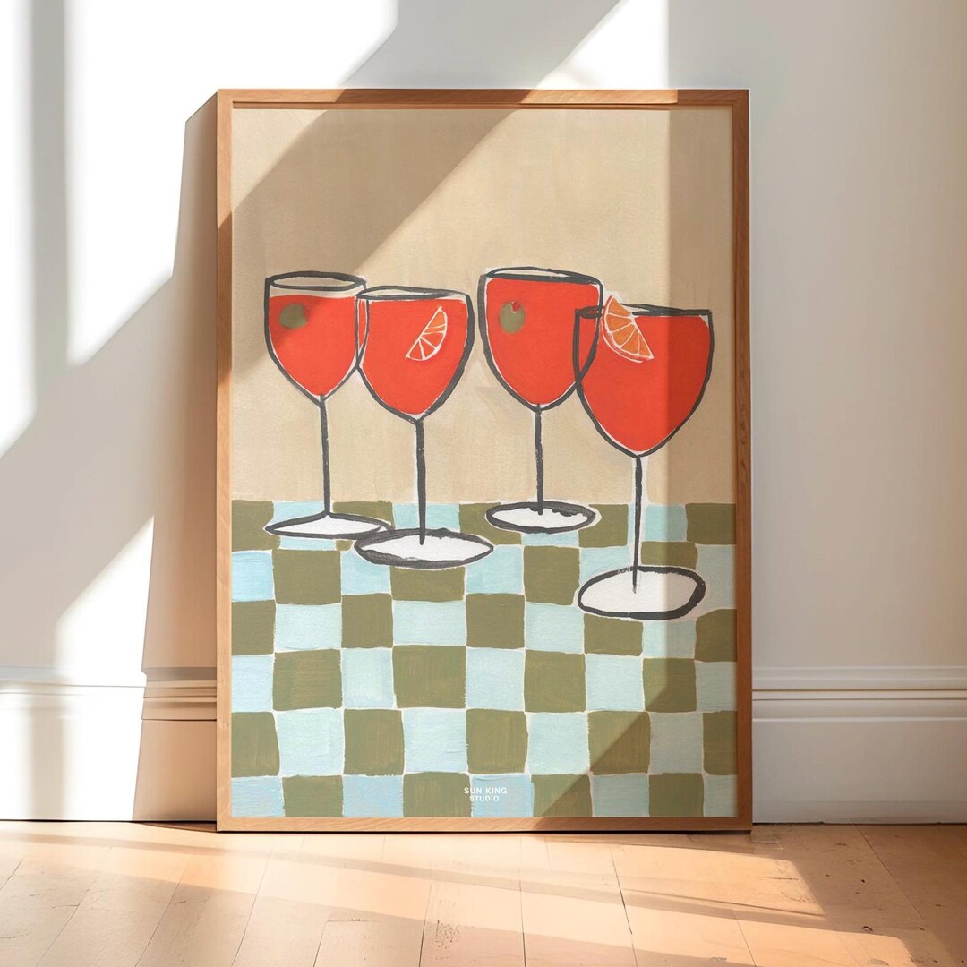 Spritz Oclock Aperol Spritz Print, Aperol Spritz Art, Cocktail Print ...