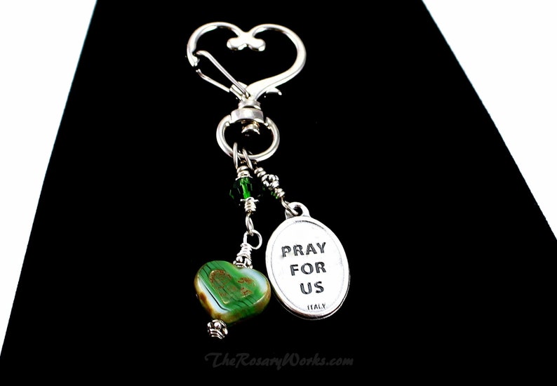 St Brigid Medal Charm Key Ring Patron Saint of Ireland Keyring | Etsy