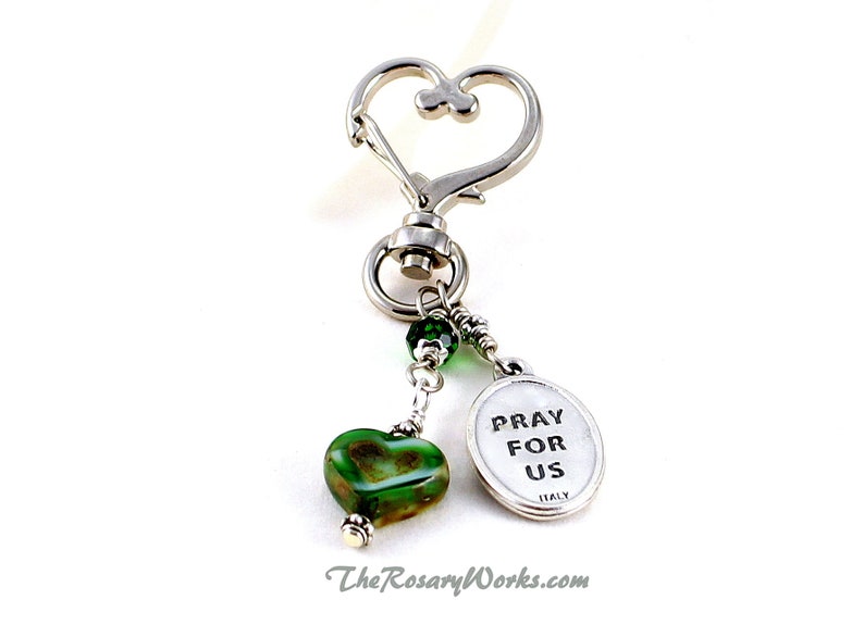 St Brigid Medal Charm Key Ring Patron Saint of Ireland Keyring | Etsy