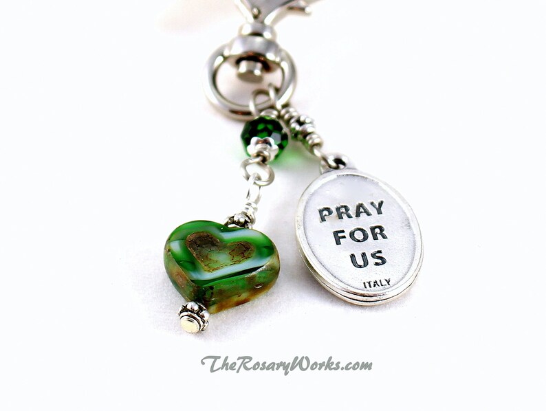 St Brigid Medal Charm Key Ring Patron Saint of Ireland Keyring | Etsy