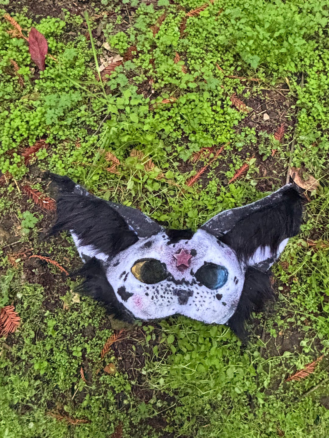 Black & White Therian/otherkin Cat Mask - Etsy
