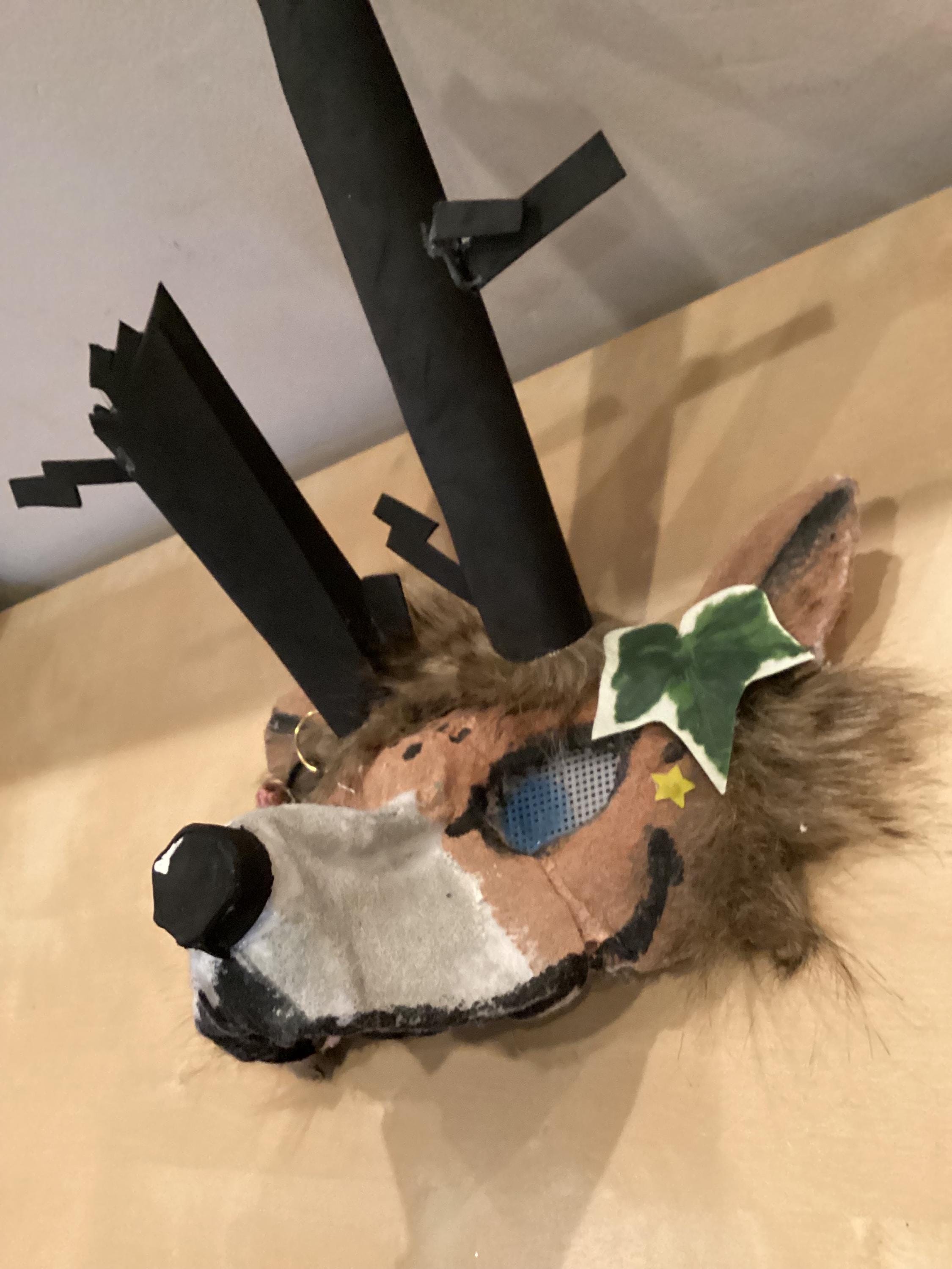 Deer Therian/otherkin Mask. Made to Sell. If Ordered Will Come With ...