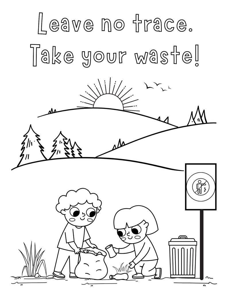 Earth Conservation Coloring Pages - Etsy