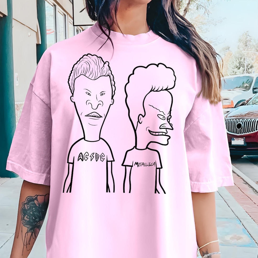 Beavis and Butthead V12 T Shirt Movie Poster Print Natural Color Shirt ...
