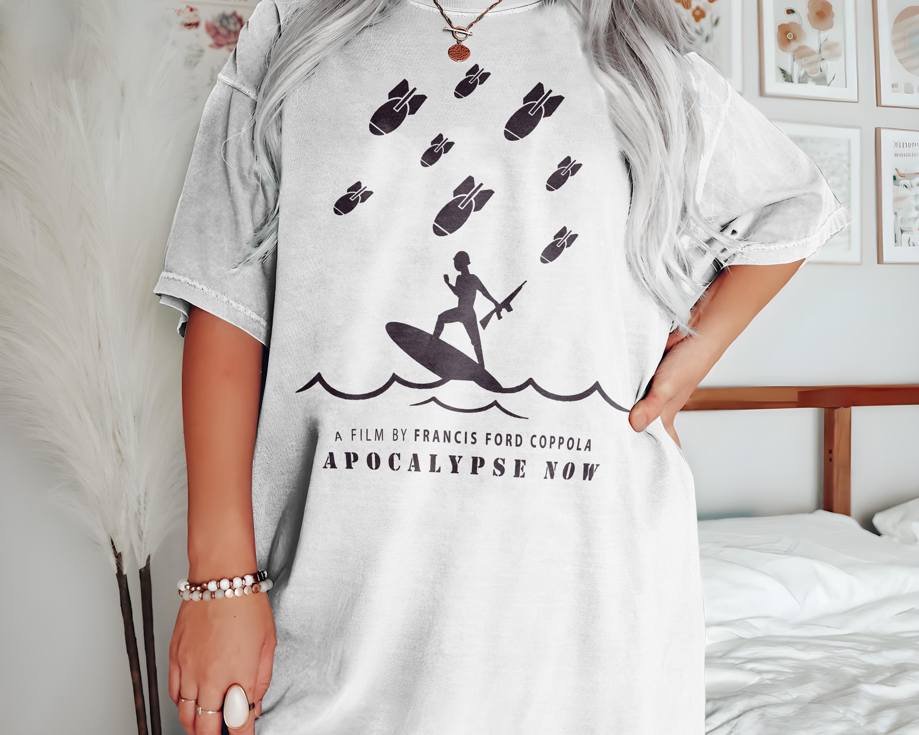 Apocalypse Now V4 T Shirt Movie Poster Print Natural Color Shirt 100% ...