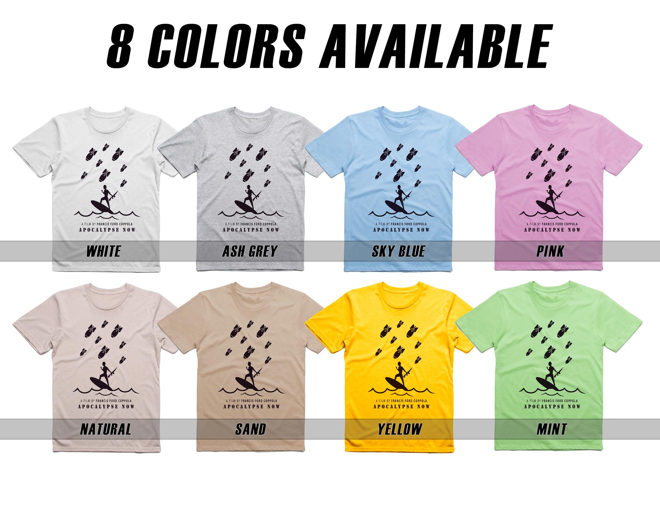 Apocalypse Now V4 T Shirt Movie Poster Print Natural Color Shirt 100% ...