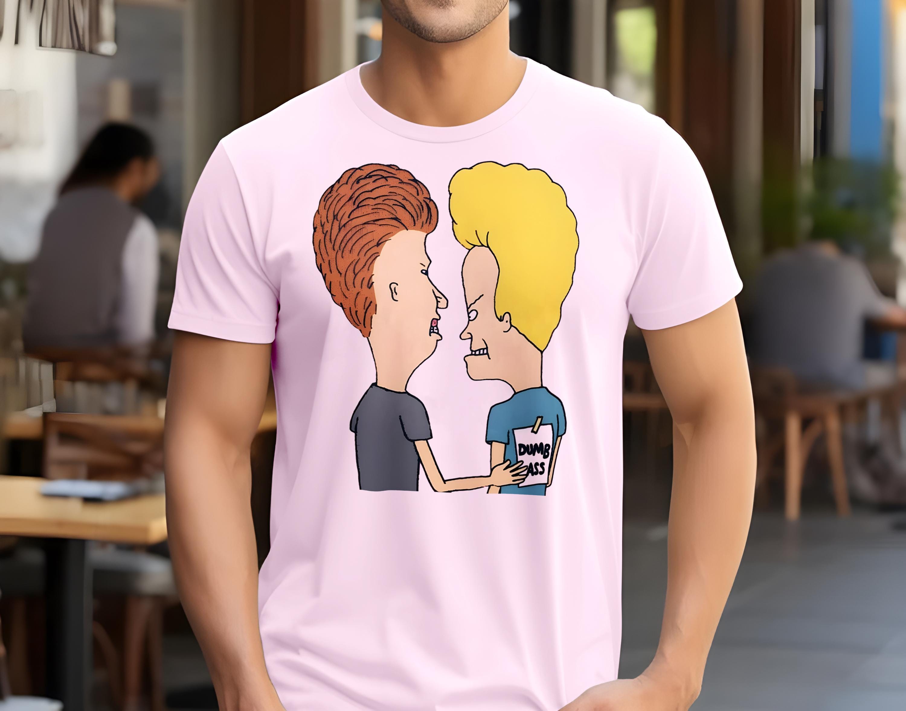 Beavis and Butthead V17 T Shirt Movie Poster Print Natural Color Shirt ...