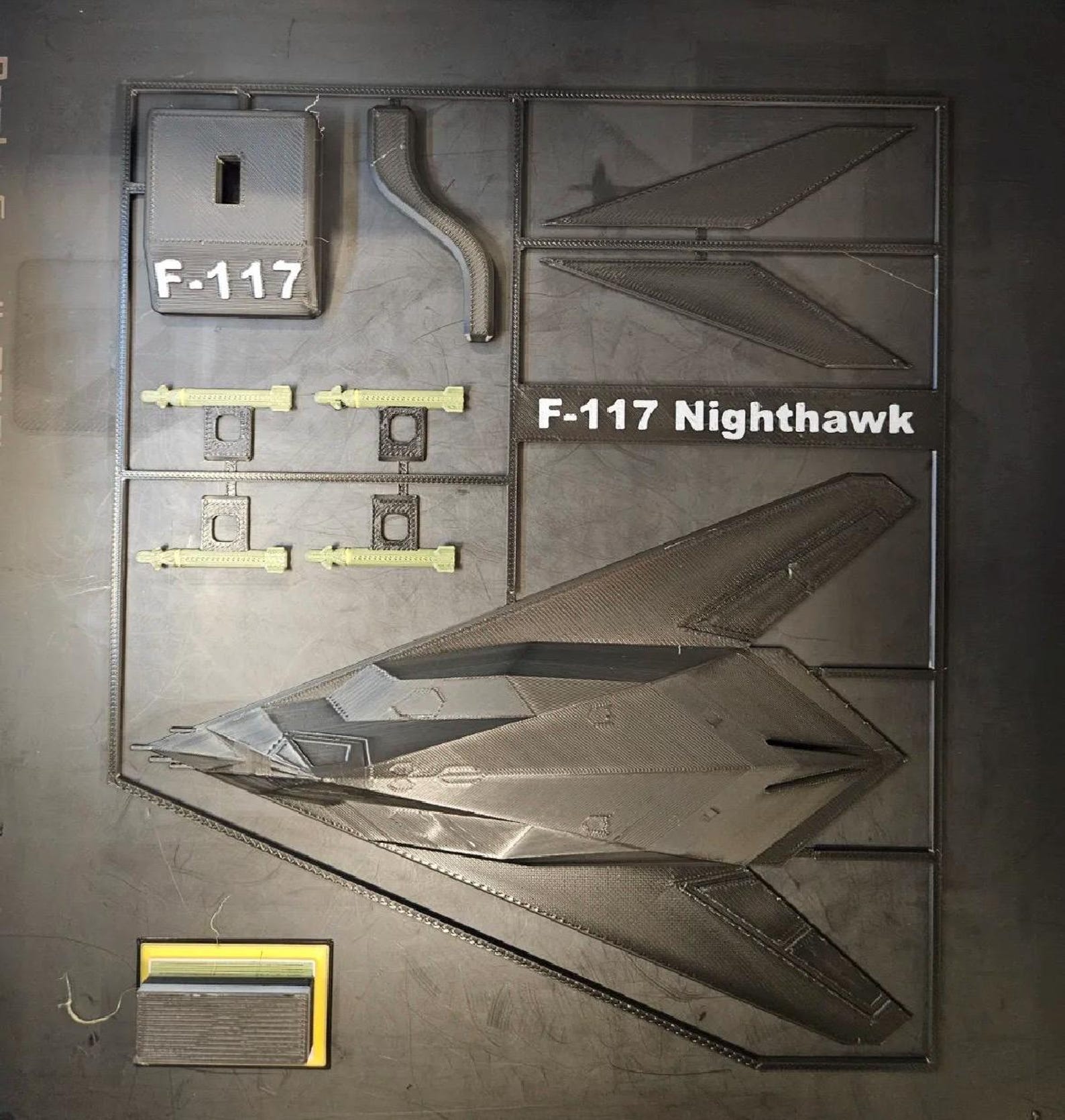 F117 Nighthawk Airplane Model Build Kit - Etsy