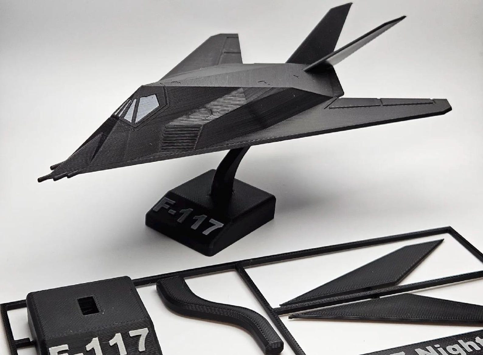 F117 Nighthawk Airplane Model Build Kit - Etsy